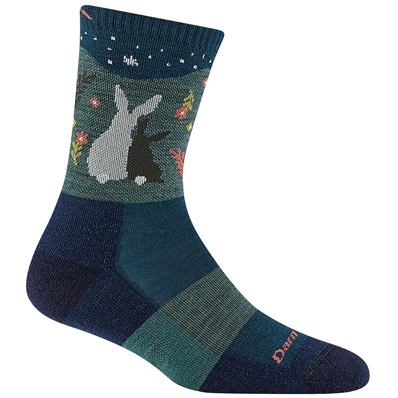 Women's Darn Tough Sock style name Critter Club in color Eclipse. Sku: 5001-ECLIPSE – Footwise