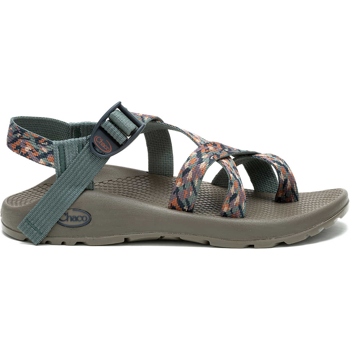 Women's Chaco Footwear style name Z/2 Classic in color Fade Dark Forest ...