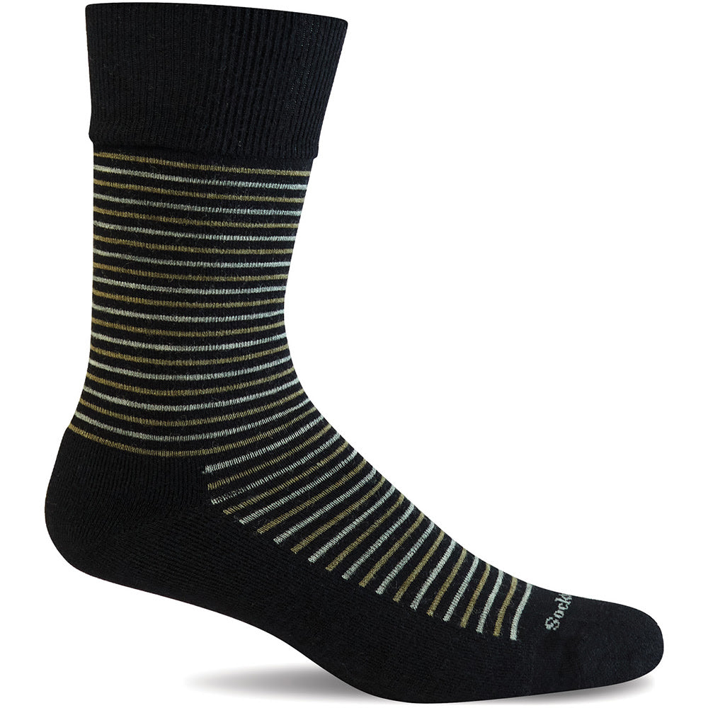 Men's Sockwell Sock style name Kick Back in color Black. Sku: SW120M ...